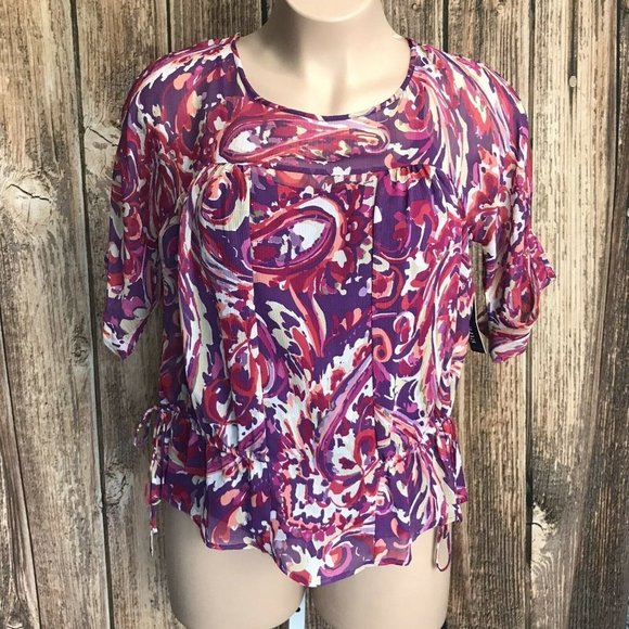 a.n.a | Tops | Ana New Approach Blouse With Undershirt Sz Xl | Poshmark